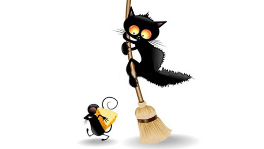 5 'đại ca' mèo sợ rúm người trước 1 con chuột nhãi